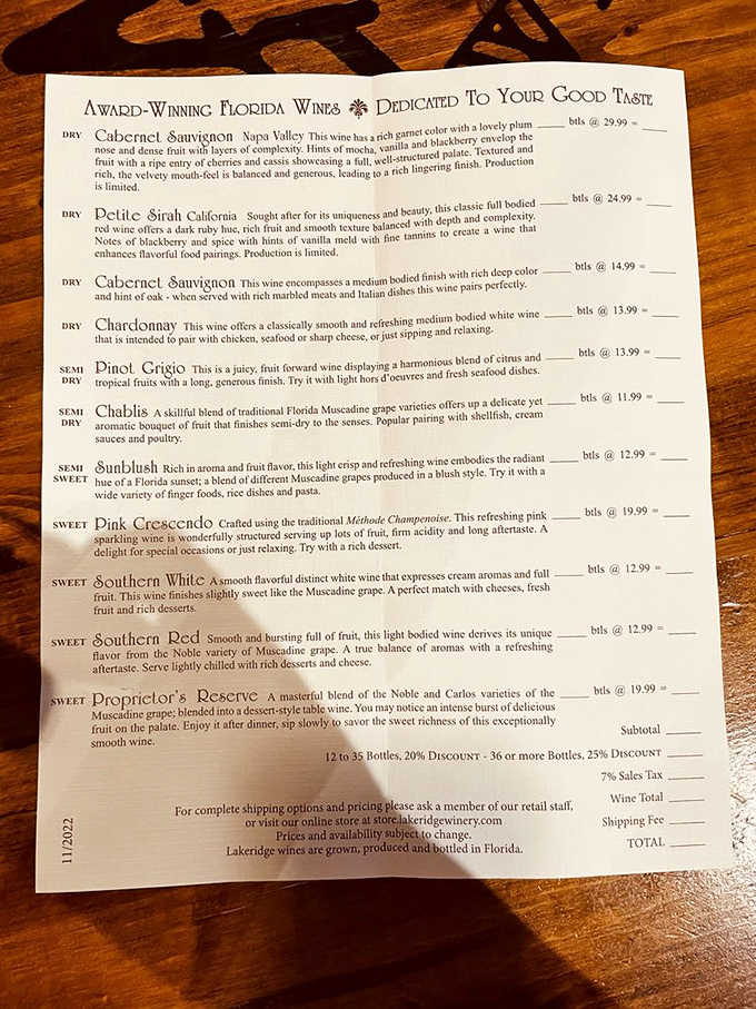 A wine list this thoughtful deserves more than a quick glance, so take your time and enjoy every option.
