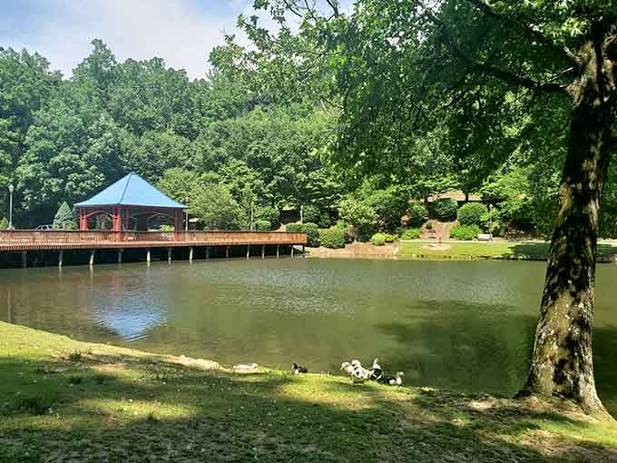 T.H. Broyhill Walking Park makes retirement look exactly this good, and it costs absolutely nothing to enjoy.