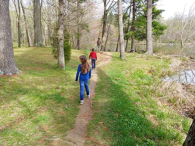 Follow the trail along the shoreline where every turn reveals another reason to put your phone away.