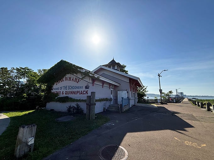 This charming building welcomes visitors to Long Wharf, where maritime history meets modern-day adventure and relaxation.
