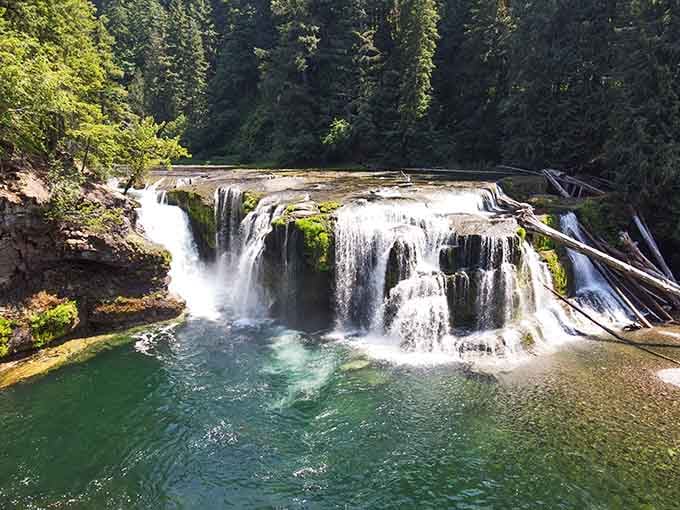 Multiple tiers mean this waterfall refuses to do anything halfway, overachieving in the most spectacular way possible.