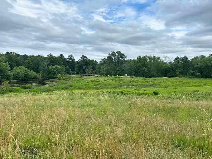 These peaceful fields once echoed with musket fire, now they're perfect for contemplative walks and historical daydreaming.