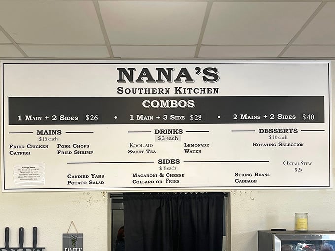 A menu so straightforward and honest, it practically shakes your hand and says, "You made the right call."
