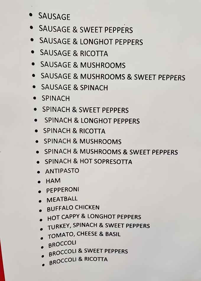 A menu list this long deserves its own reading glasses, every single combination sounds better than the last.