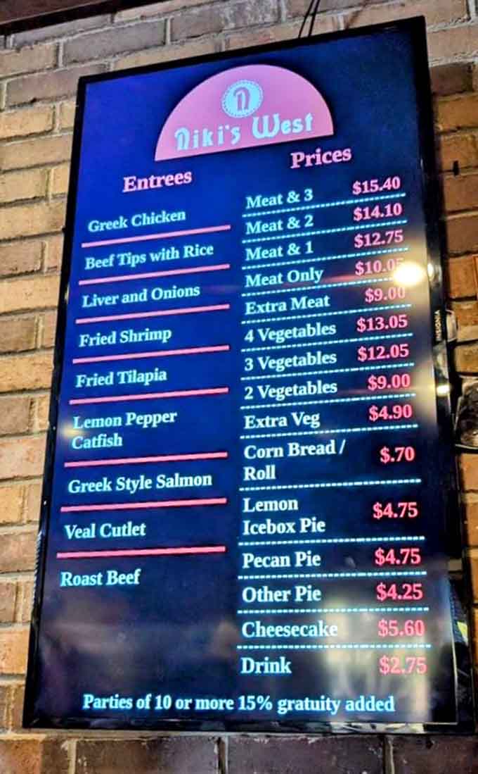 The menu board that launched a thousand impossible decisions. Choose wisely, friend. Choose very wisely.