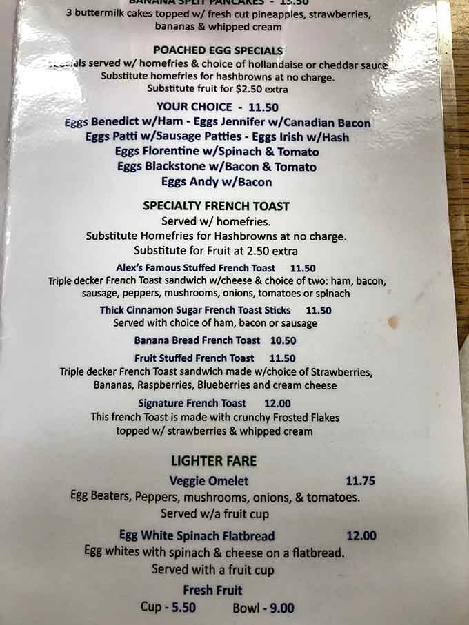 A menu this good deserves to be read slowly, like a letter from someone who really understands you.