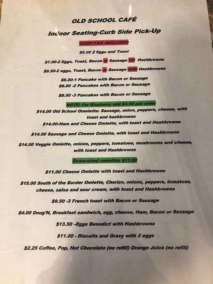 A menu where tax is already included and nothing feels like a financial commitment. This is how breakfast should work.