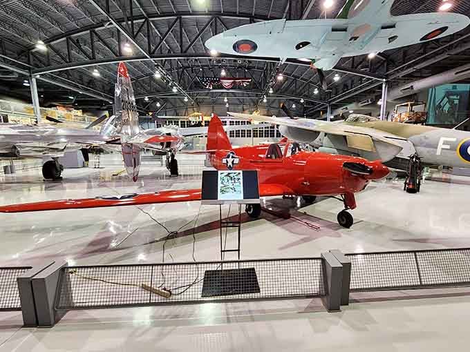 The EAA Aviation Museum houses aircraft that make you feel genuinely small in the best possible way.
