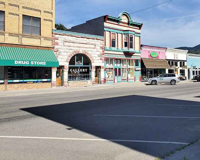 A downtown block so authentically preserved, even the drug store awning looks like it hasn't changed since your grandparents were dating.