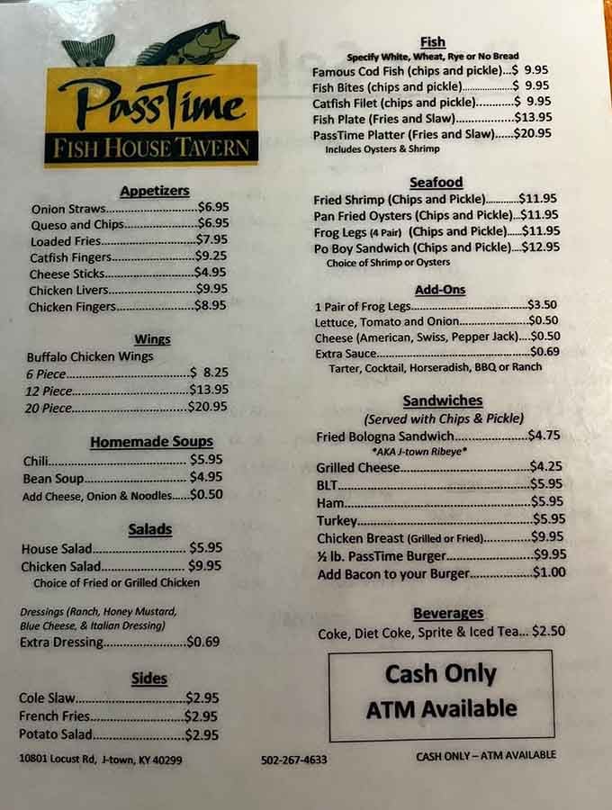 A menu that knows exactly what it is, honest, focused, and absolutely loaded with things worth ordering.