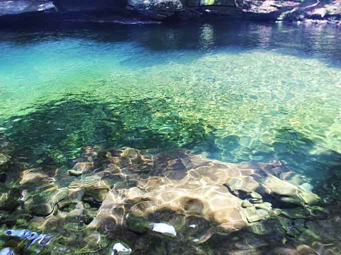 Water this clear belongs in a dream sequence, not two hours from the city.