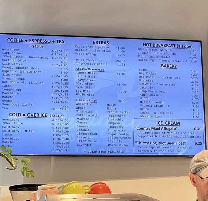 A menu so full of flavors, you'll need a moment of silence before deciding.