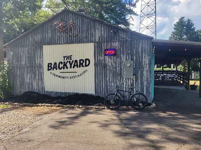 The Backyard calls itself a community destination, and honestly, it's not wrong about that at all.