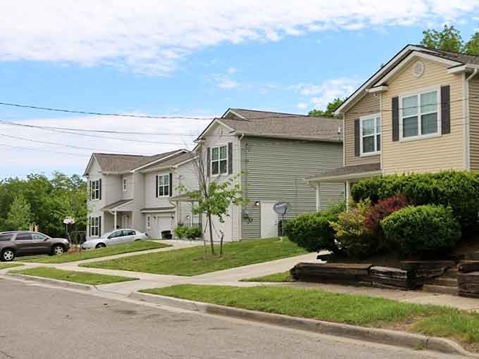 Unity Park's tidy streets prove that community pride is alive, well, and mowing its lawn regularly.
