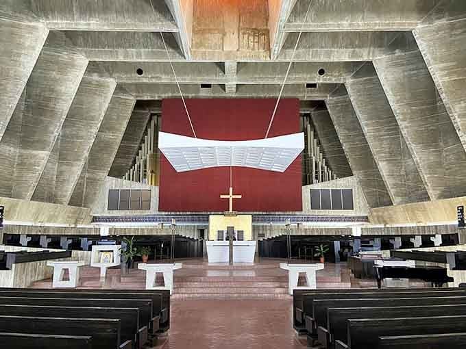 This is what happens when monks decide heaven needs better acoustics and dramatically better lighting than your average cathedral.