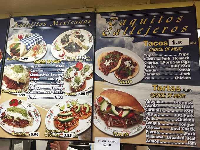 A menu board this beautiful deserves to hang in a museum, right next to the Mona Lisa and your grandmother's recipe box.