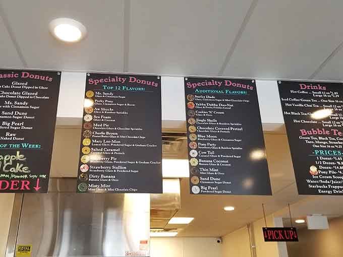 A menu this long deserves its own reading glasses. Every flavor here has a story worth tasting.