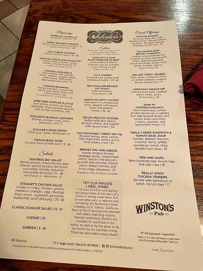 A menu this good deserves a proper read. Take your time, every single line earns it.