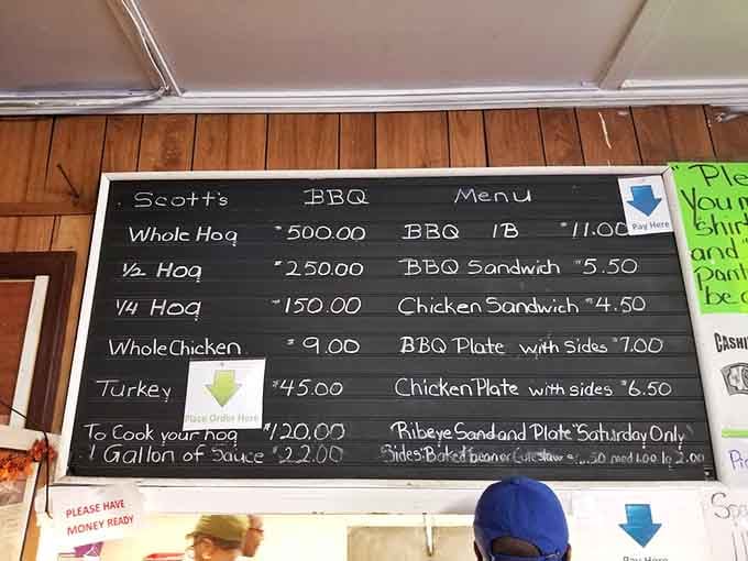 A chalkboard menu so honest and straightforward, it makes every overpriced tasting menu look absolutely ridiculous by comparison.