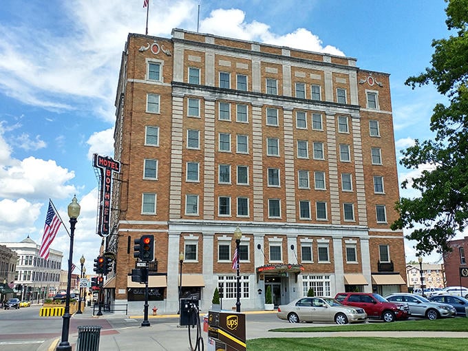 Hotel Bothwell towers over downtown like a grand dame who's seen presidents, performers, and probably some wild stories.