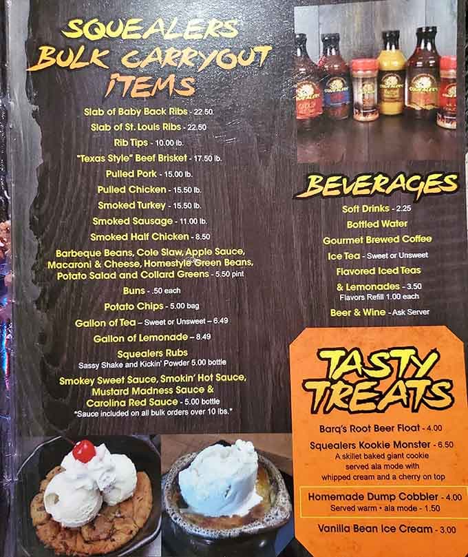 A bulk carryout menu this generous is basically a love language. Your family will thank you later.