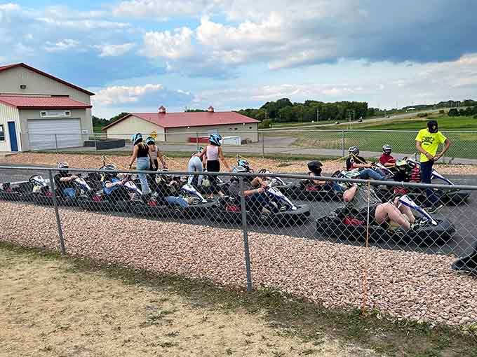 Helmets on, engines buzzing, and that unmistakable pre-race energy hanging in the summer air like electricity.
