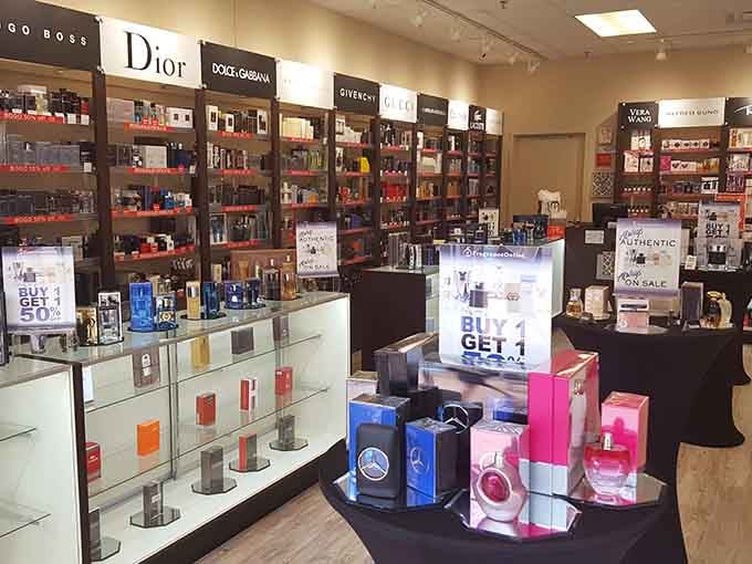 Designer fragrances at outlet prices mean smelling expensive without the usual financial regret that follows luxury purchases.