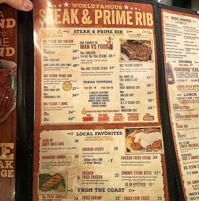 A menu so loaded with options, you'll need a moment, maybe two, to decide.