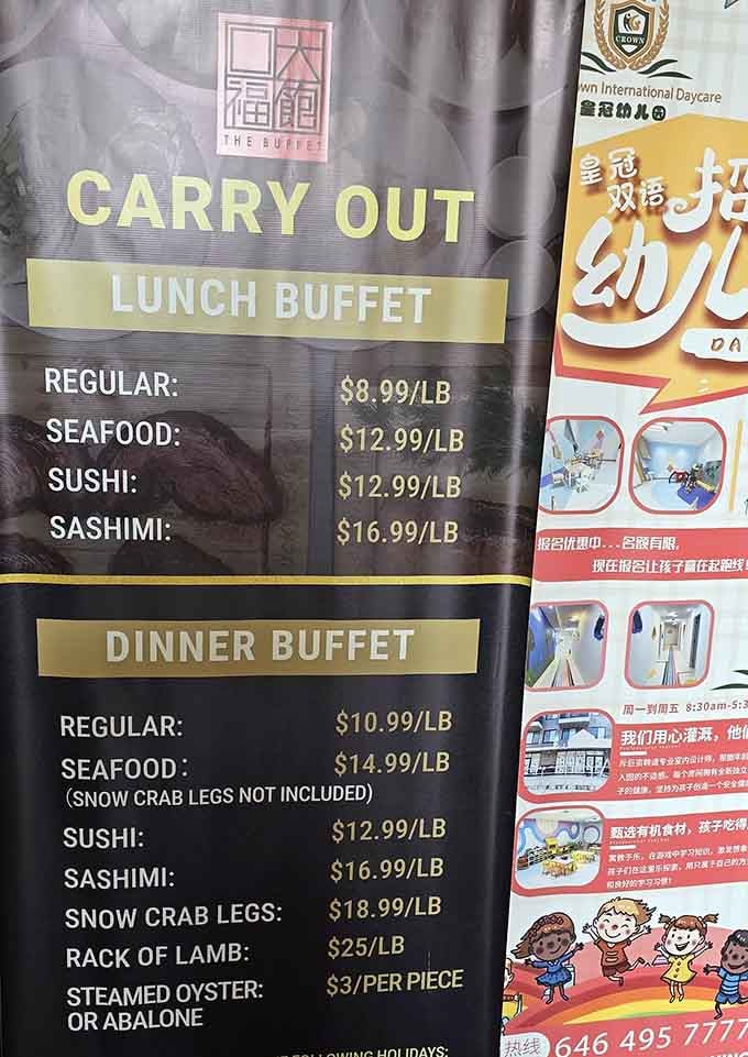The carry-out menu reads like a greatest hits album, from sashimi to snow crab legs by the pound.