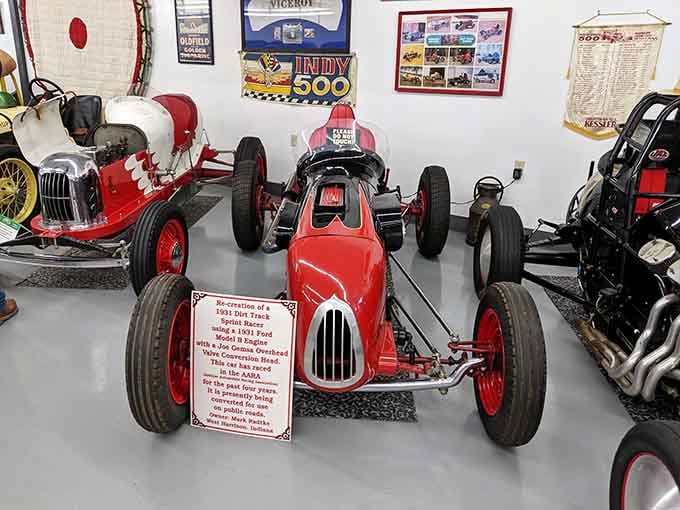 This 1931 dirt track racer proves that speed demons have been thrilling crowds for nearly a century.