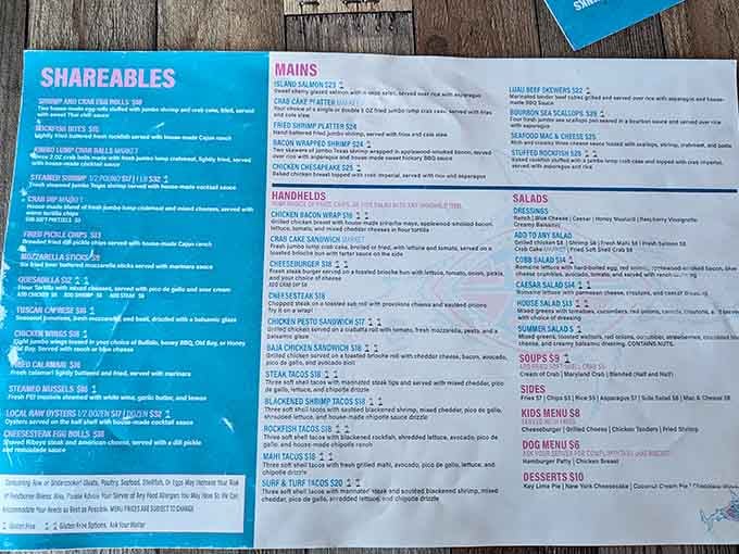 A menu this loaded with fresh seafood and creative dishes deserves its own standing ovation, honestly.