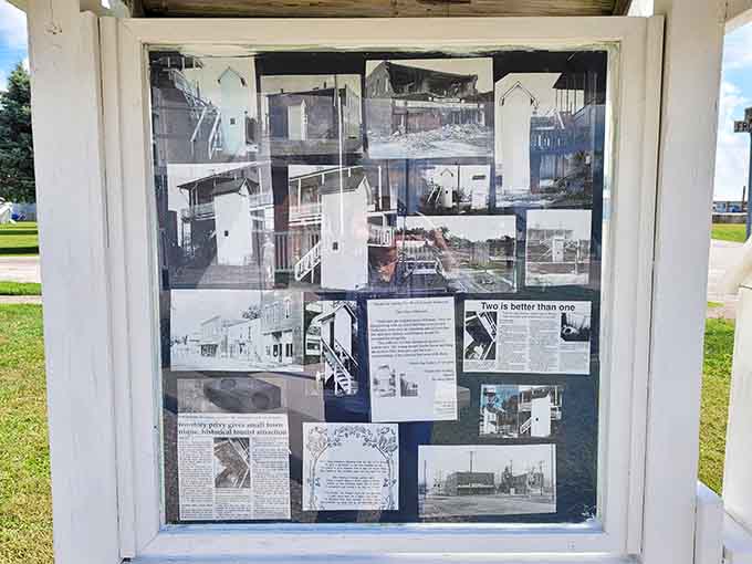 Decades of newspaper clippings tell the story of a little outhouse that refused to be forgotten.