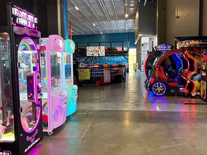 Neon-lit arcade games beckon with their siren song of tickets, prizes, and the illusion of skill-based winning.