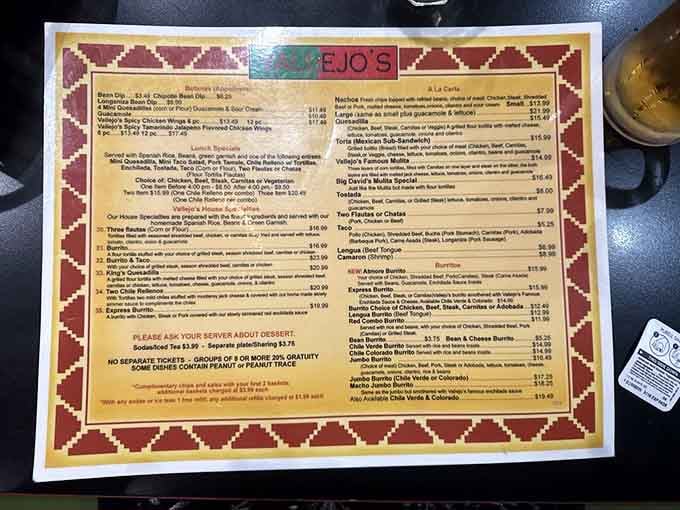 A menu this generous deserves its own reading glasses; there's something here for every mood and appetite.