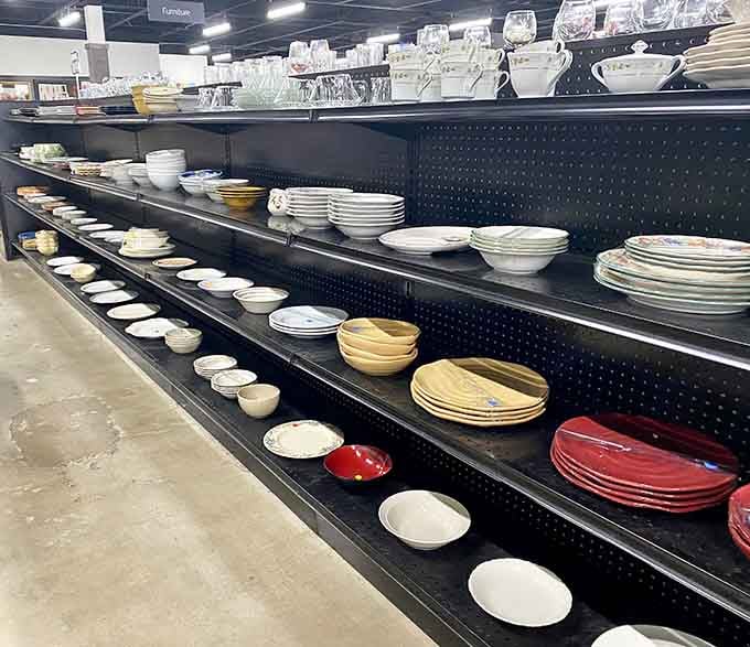 Dishware stacked like edible art, ready to make your dinner table look like you hired a professional stylist.