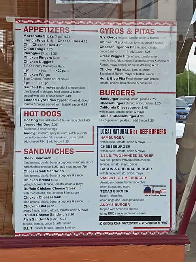 A menu so packed with good ideas, you'll need a moment. Take your time. No rush here.