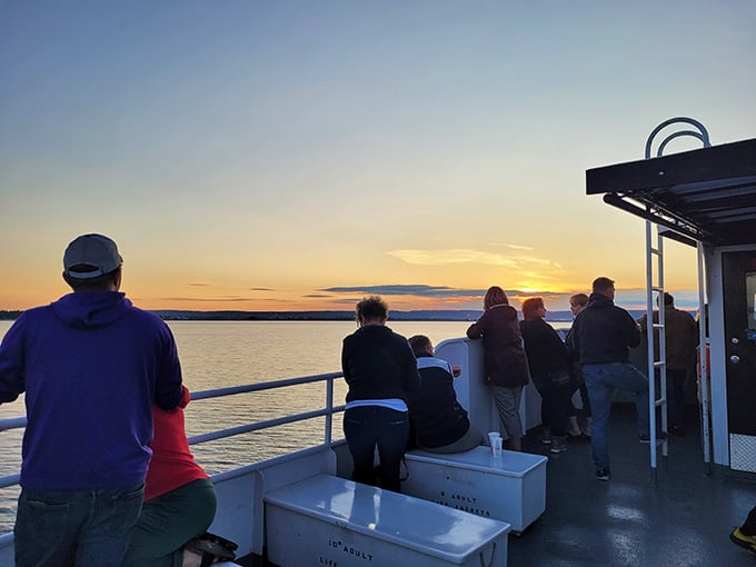 When the sun melts into Lake Superior, even the most phone-addicted among us just stops and stares.