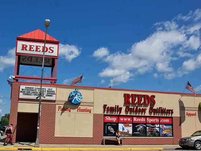 Reeds Sporting Goods stands ready to outfit your next adventure, because fish don't catch themselves, unfortunately.