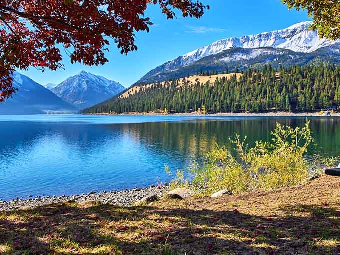 When Mother Nature decides to show off, she really commits to the bit with those autumn colors.