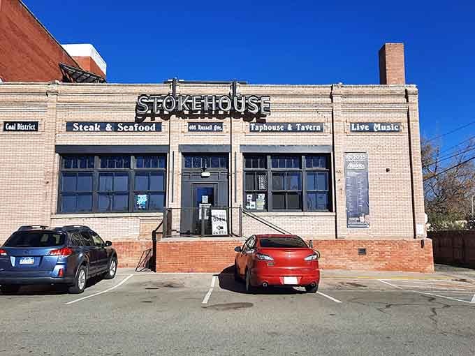 The Stokehouse means business, steak, seafood, cold beer, and live music all under one historic roof.