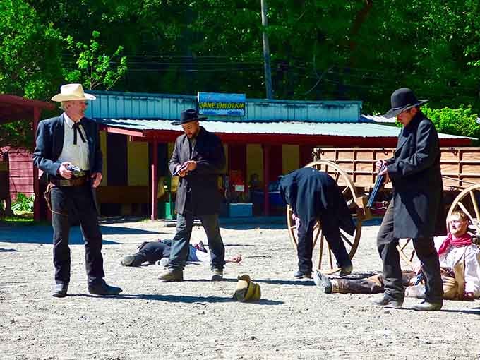 O.K. Corral energy, New Jersey zip code. The performers make every showdown feel completely real.