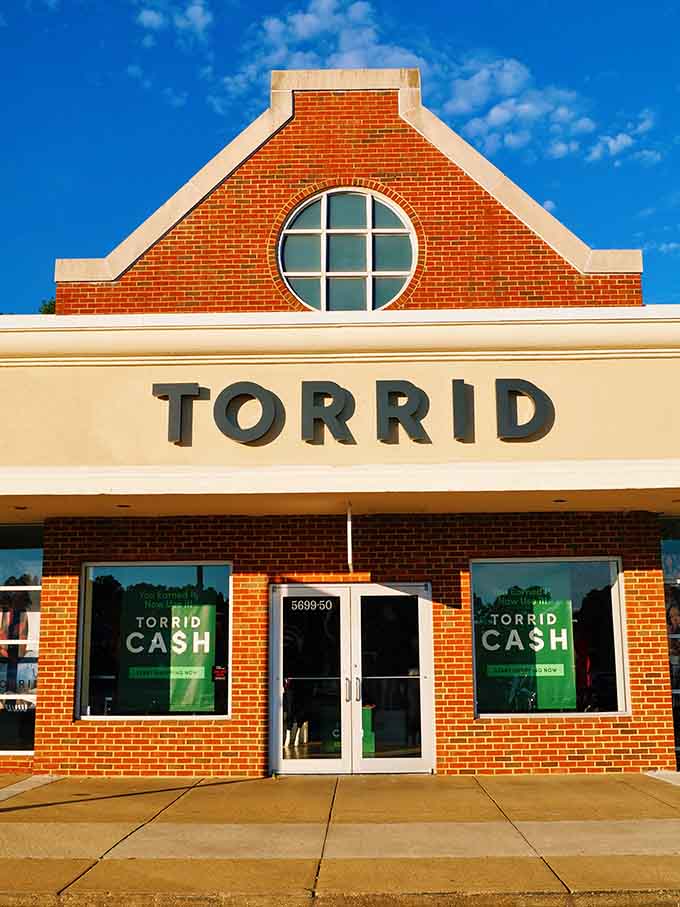 Torrid's storefront stands ready to help you find fashion that actually fits real human bodies.