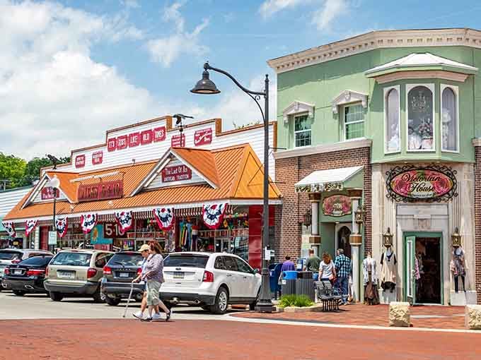 Branson's strip delivers pure American joy, where the Dixie Outfitter and Victorian House stand shoulder to shoulder like old friends.
