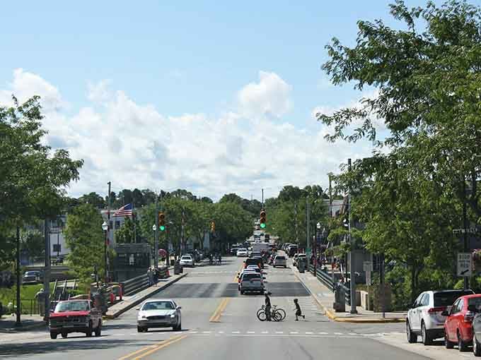 Sunny streets, small town charm, and waterfront vibes make Charlevoix a welcoming place for exploring and relaxing outdoors.