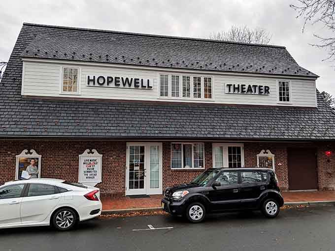 The Hopewell Theater's marquee proves that big-city entertainment doesn't require a big-city address or price tag.