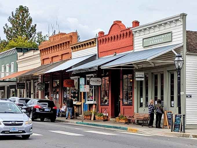 Jacksonville's Gold Rush-era storefronts look like a film set, except the food here is absolutely, deliciously real.