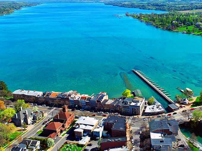 That impossible shade of turquoise stretching to the horizon makes Skaneateles look like the Caribbean's well-kept secret.