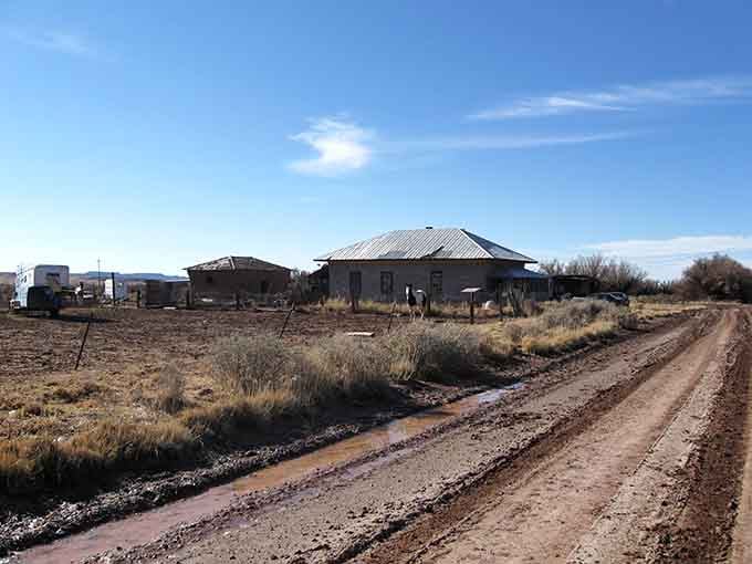 A muddy dirt road, a tin-roofed adobe, and a sky so blue it almost hurts, welcome to the quiet end of the world.