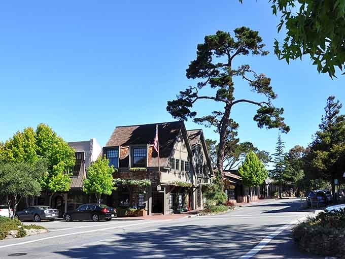 Towering Monterey pines and Tudor-style shopfronts give Carmel-by-the-Sea a storybook charm that no filter could possibly improve.