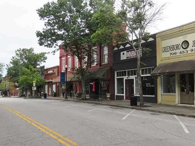 From jewelry shops to insurance offices, Greensboro's downtown block is a living reminder that community businesses still hold the world together.